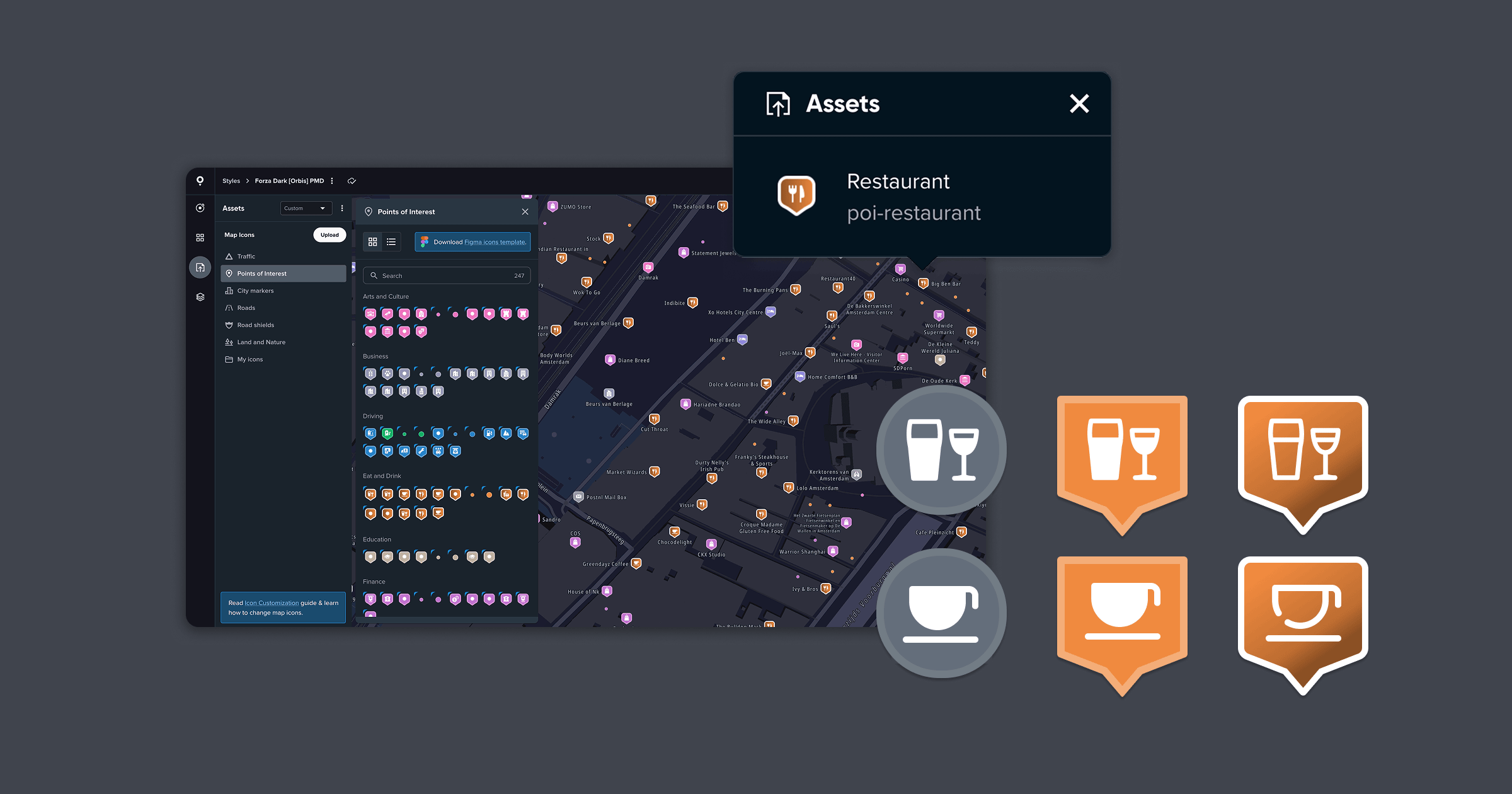 Icon customization | Map Maker | TomTom Developer Portal